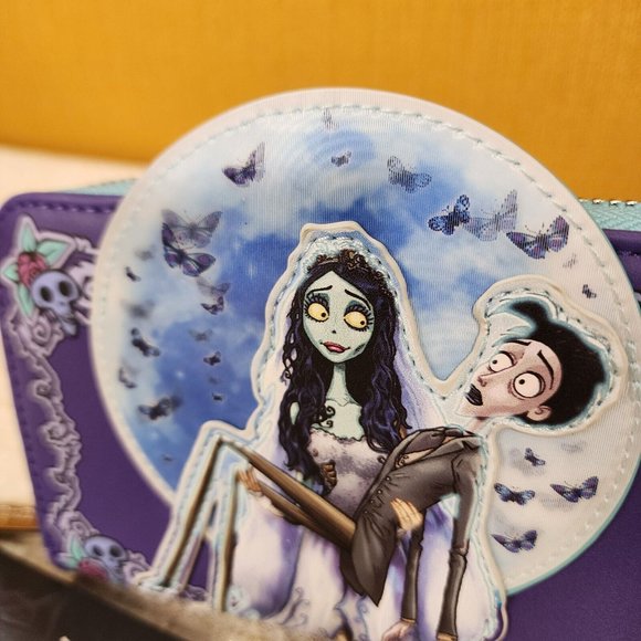 Loungefly | Bags | Loungefly Corpse Bride Moon Lenticular Butterfly Zip ...